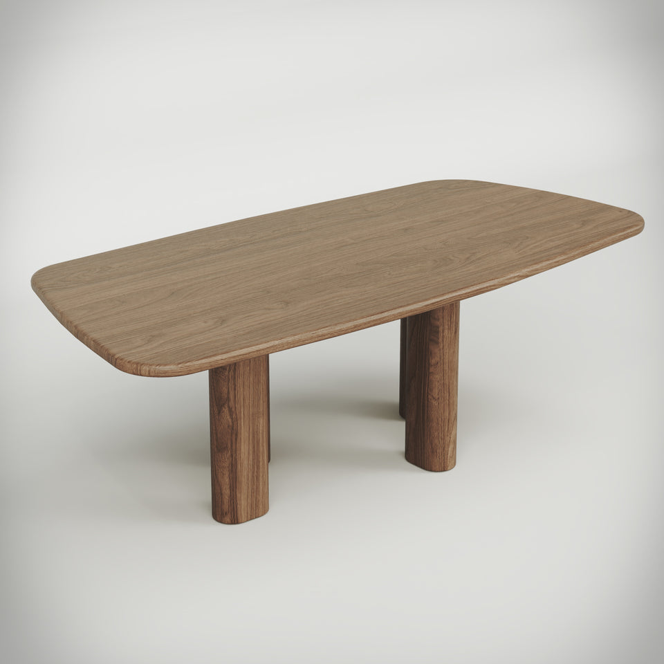 Vera Asymmetrical Dining Table | Handcrafted in Canada | Ships USA ...